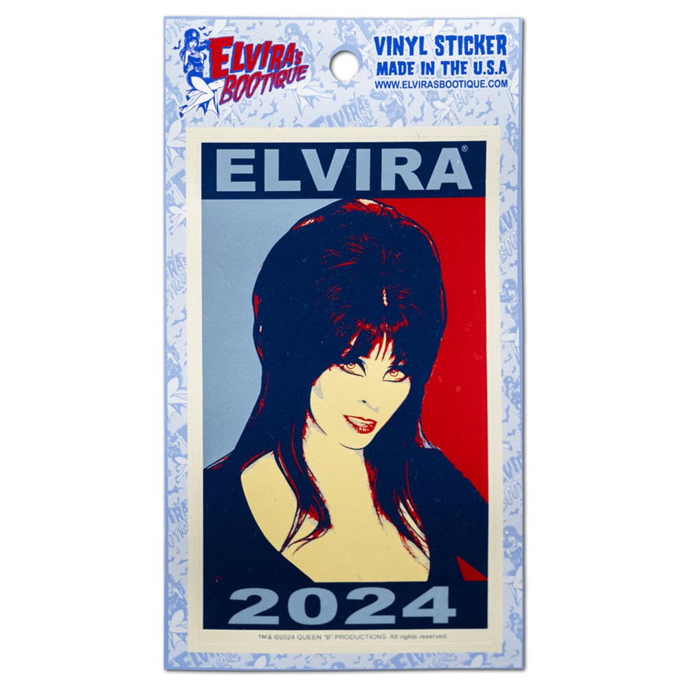 Elvira Vote Poster Sticker – Elviras Bootique